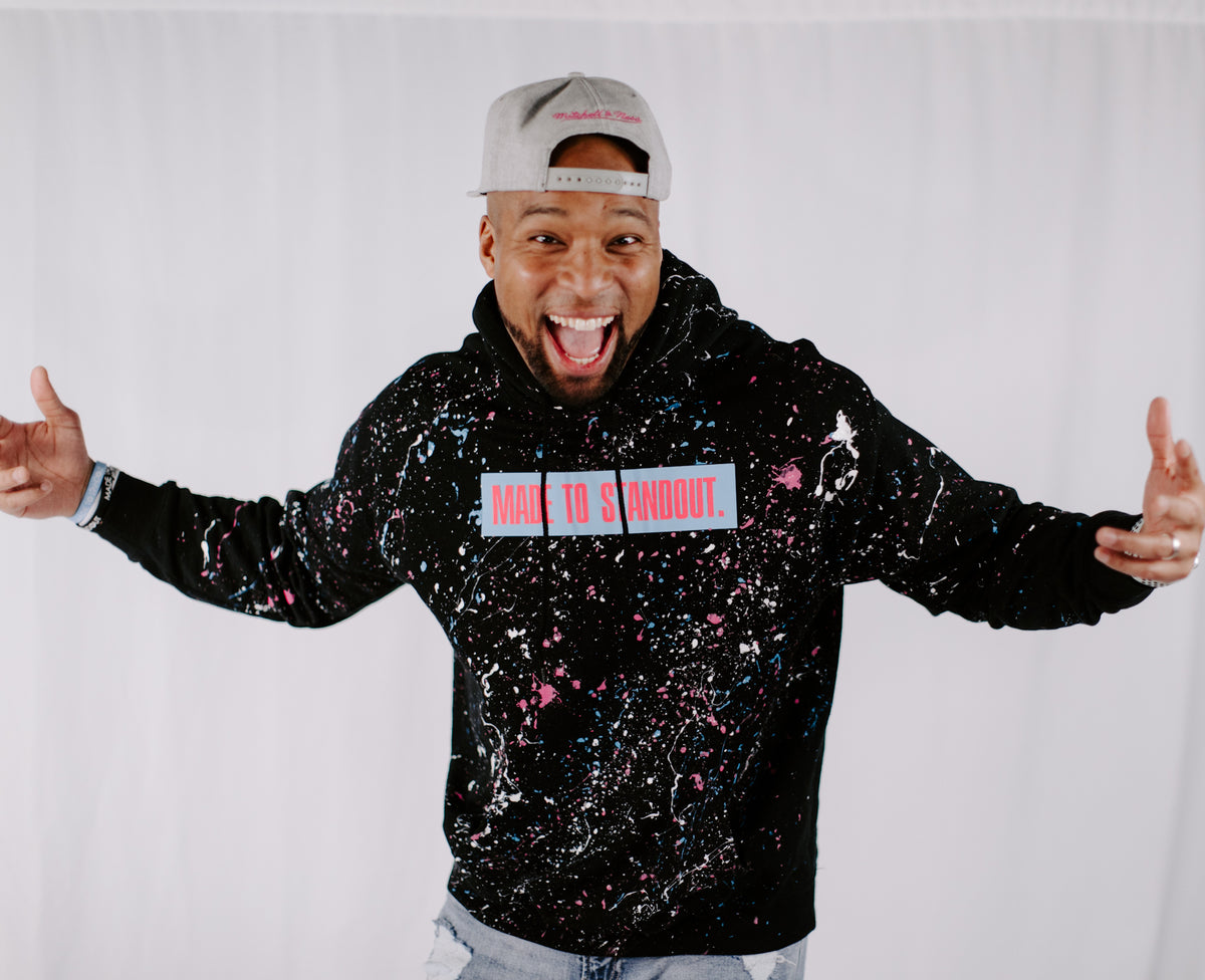 Miami Vice Splatter Hoodie – Made To Standout